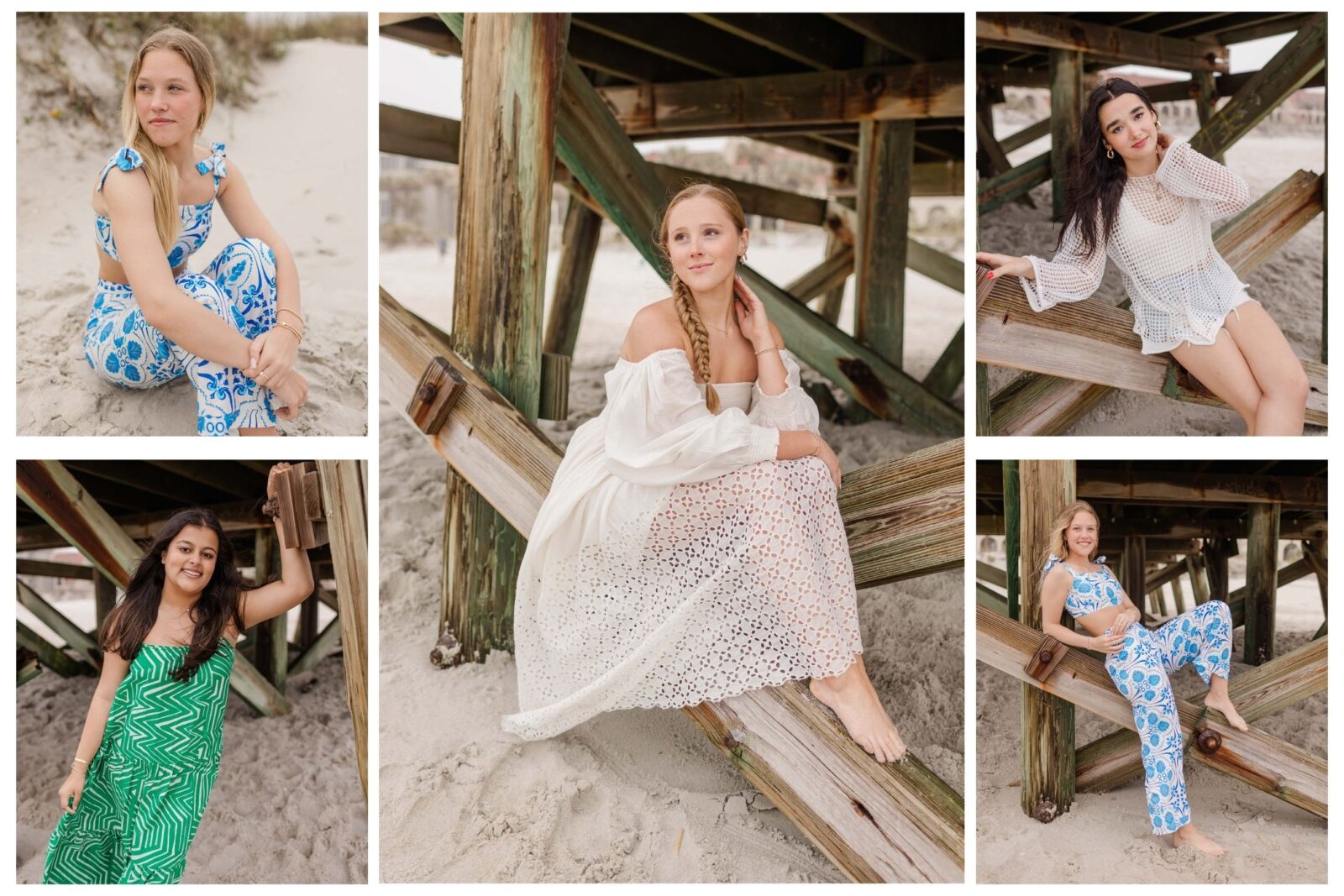 Atlantic Beach Senior Session | Senior Model Team Group Shoot ...